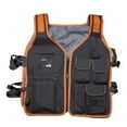 Work Vest for Men Chest Tools Vest Utility Chest Pack Drill Holder ...