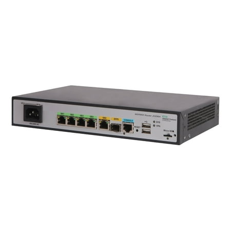 HPE MSR954 - Router - 4-port switch - GigE - rack-mountable | Walmart ...