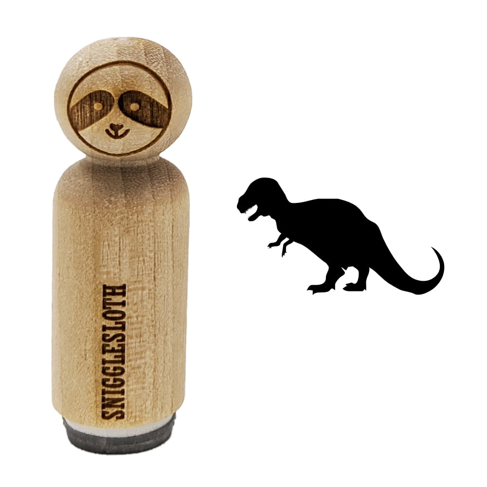 Tyrannosaurus Rex Dinosaur Solid Rubber Stamp for Scrapbooking Crafting ...