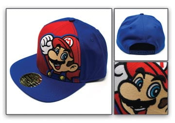 Baseball Cap - Nintendo - New Super Mario Red/Blue Hat Anime Hat ...