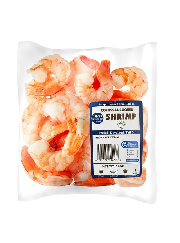 Cooked Shrimp in Seafood Meal Options - Walmart.com