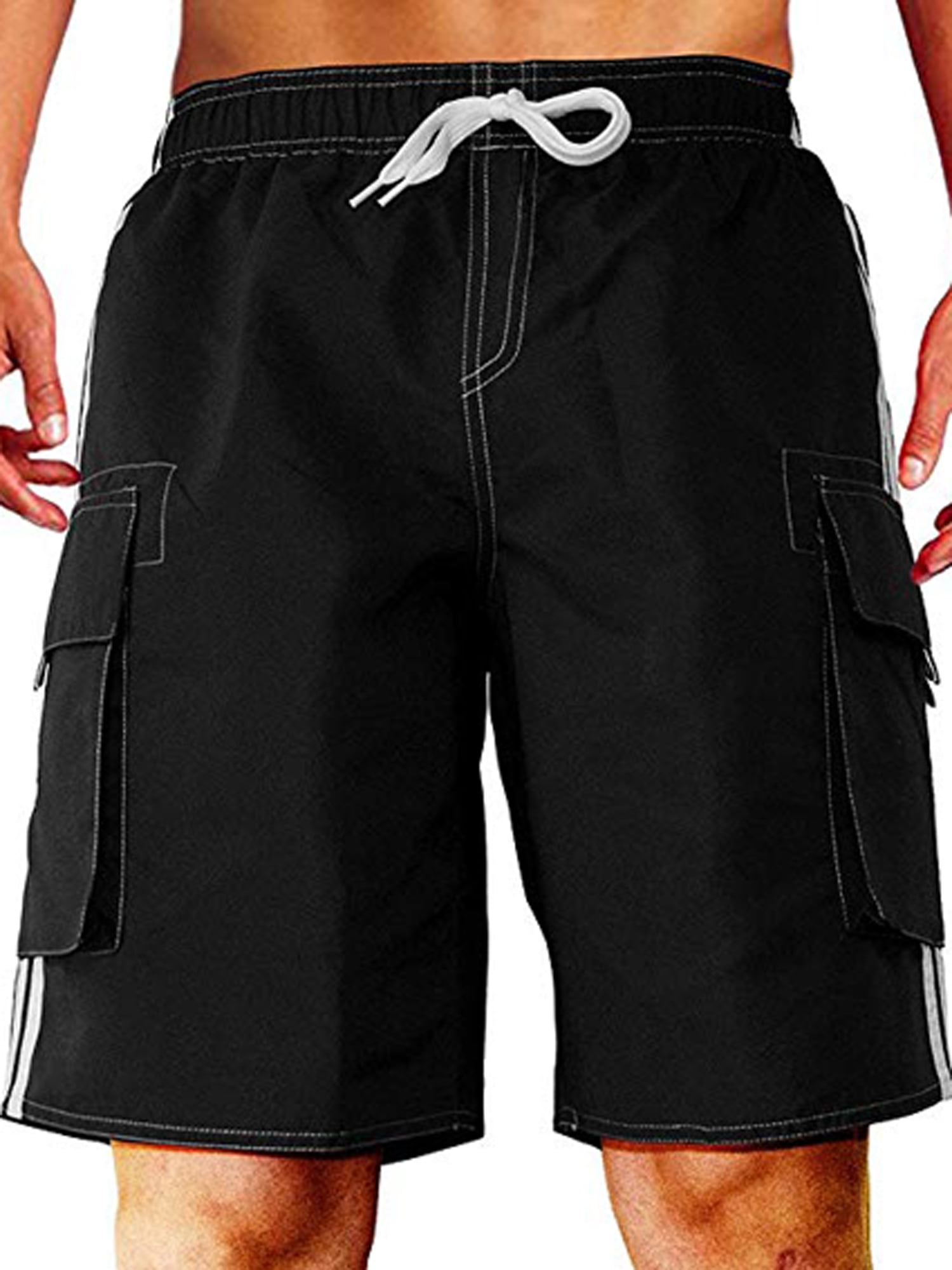 LELINTA Men's Waterproof Quick Dry Swimming Swim Trunk Swimwear Fifth ...