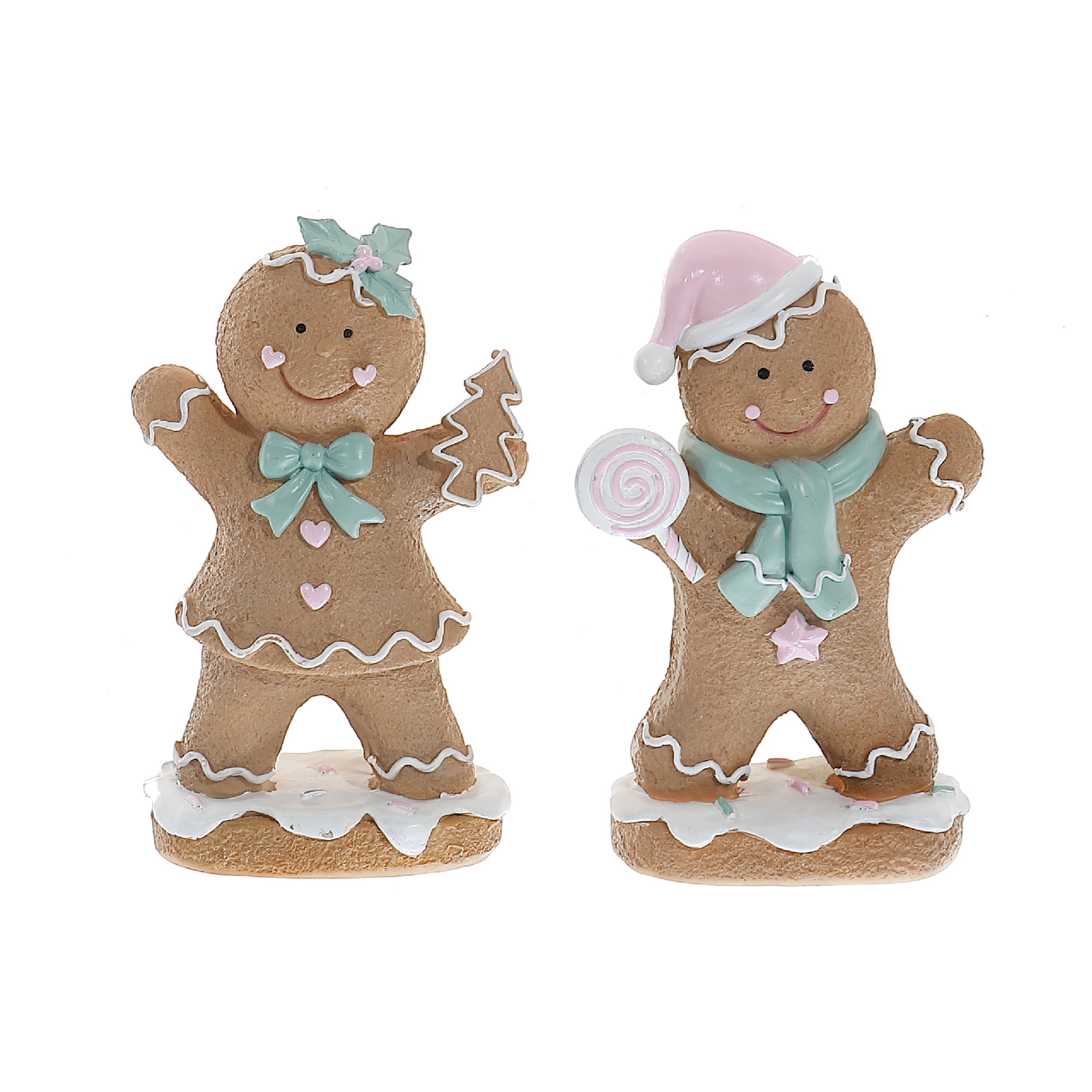 Click here for Ih Casadécor 6 Polyresin Gingerbread Figurine (Ass... prices