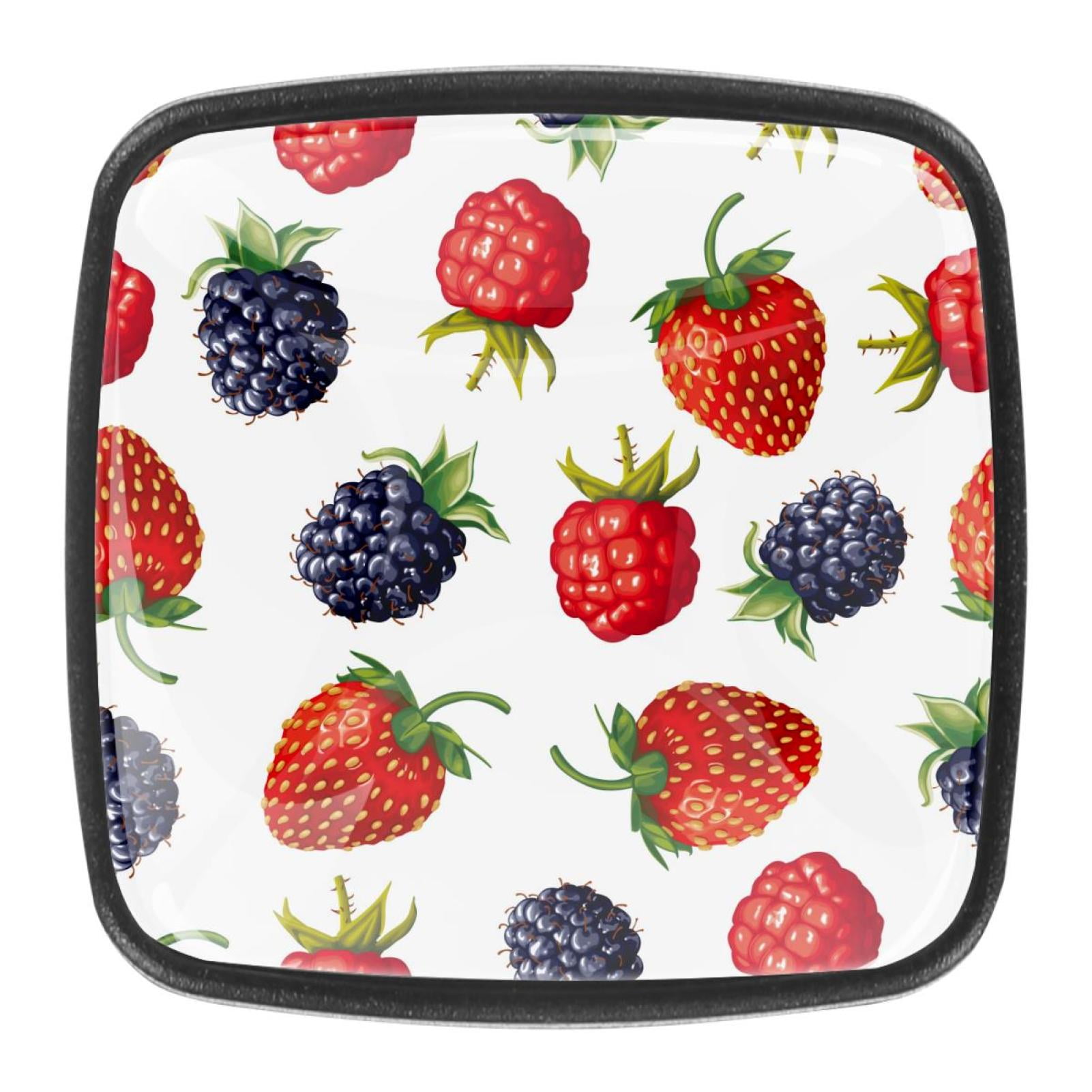 4 Pcs Square Cabinet Handle Cupboard Knob Drawer Pulls Handle ...