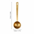 Milk Scoop 304 Stainless Steel 1-oz Long Handle Coffee Measuring Spoon ...