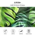 Green Tropical Leaves Women's Rash Guard Shirts UPF 50+ Sun Protection ...