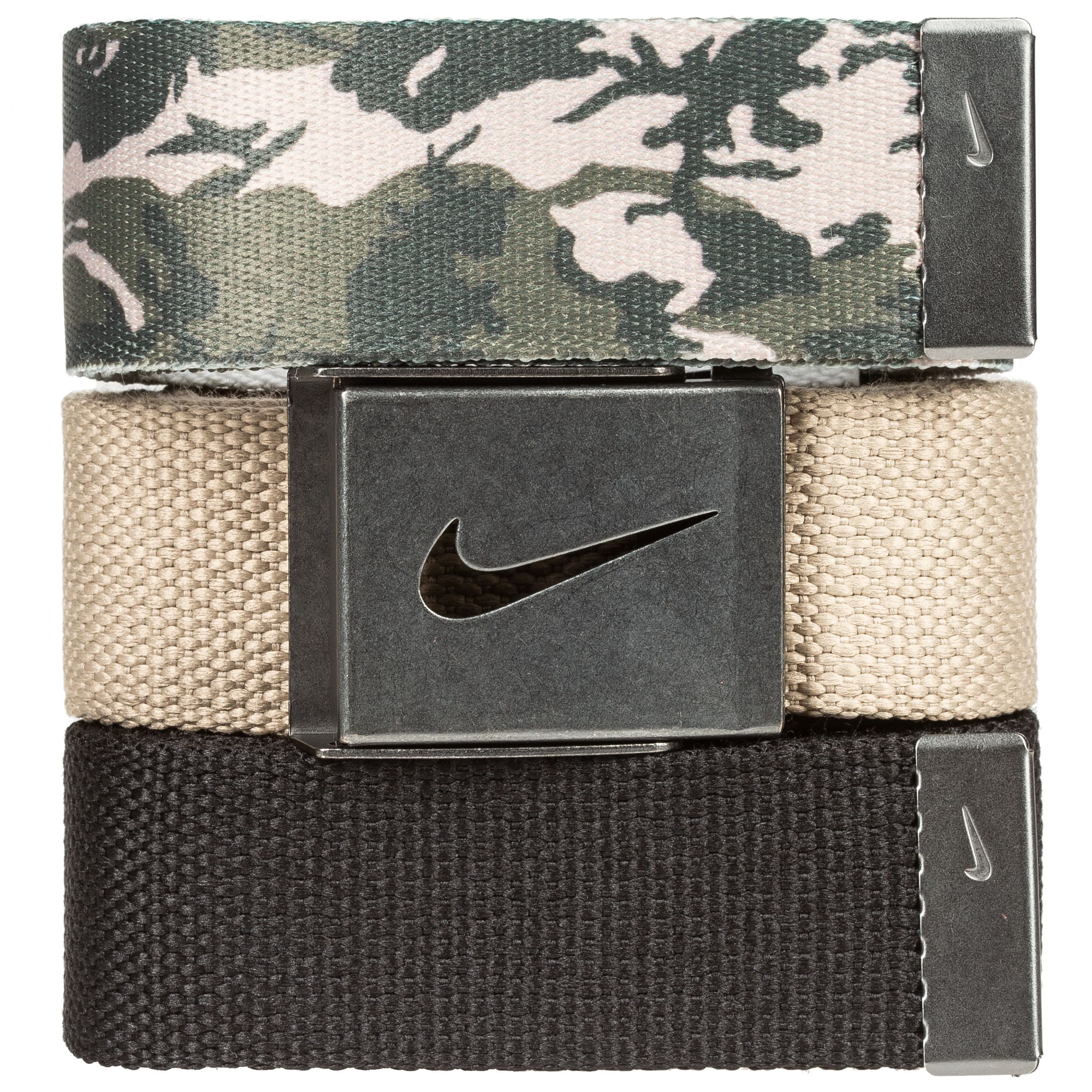 Nike Golf 3 In 1 Pack Web Belts - Walmart.com