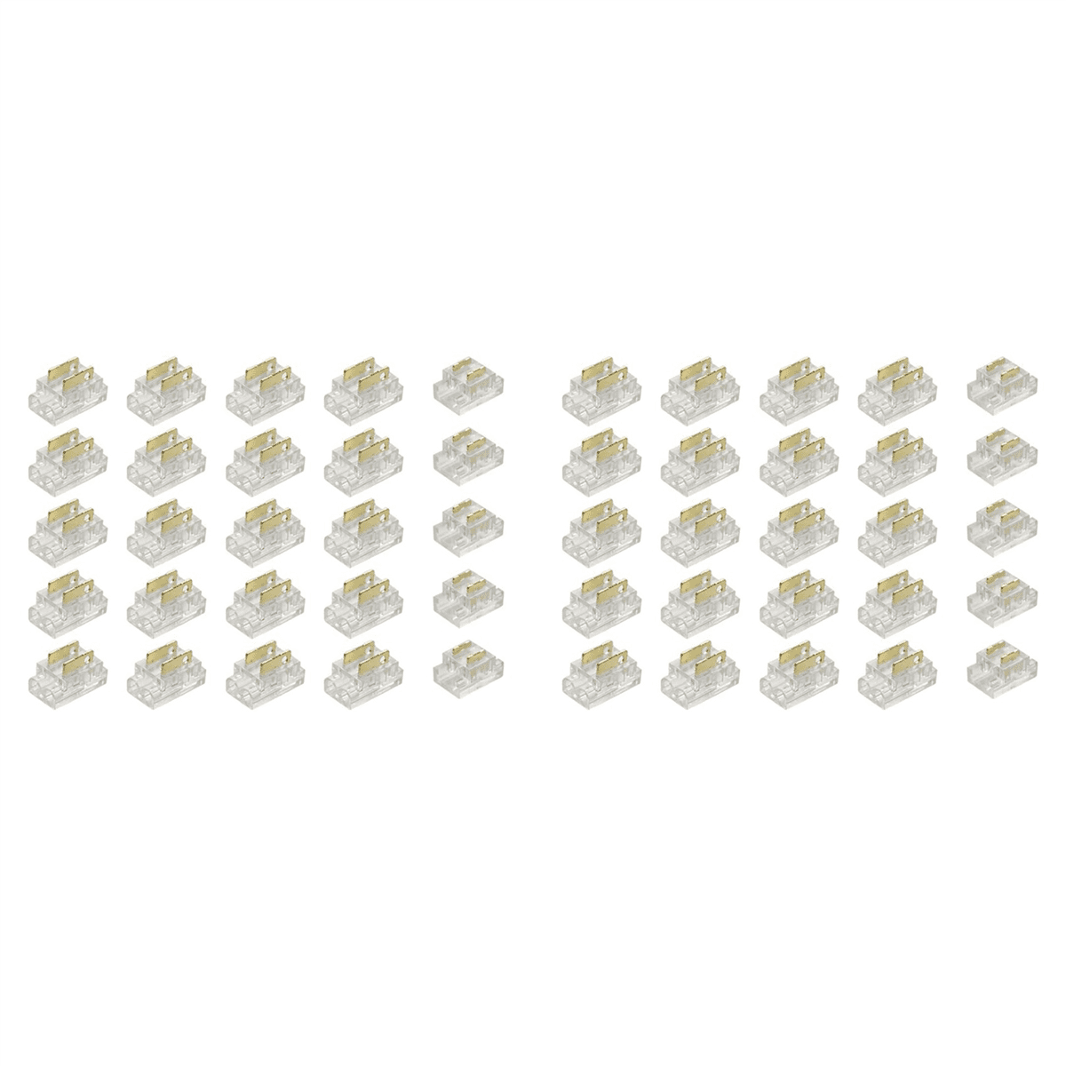 Kit de Conectores para Tira LED COB de 50 Piezas, 2 , 5 Mm, para ...