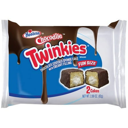 Hostess Chocodile Twinkies Fun Size Snack Cakes, 2 count, 2.89 oz ...
