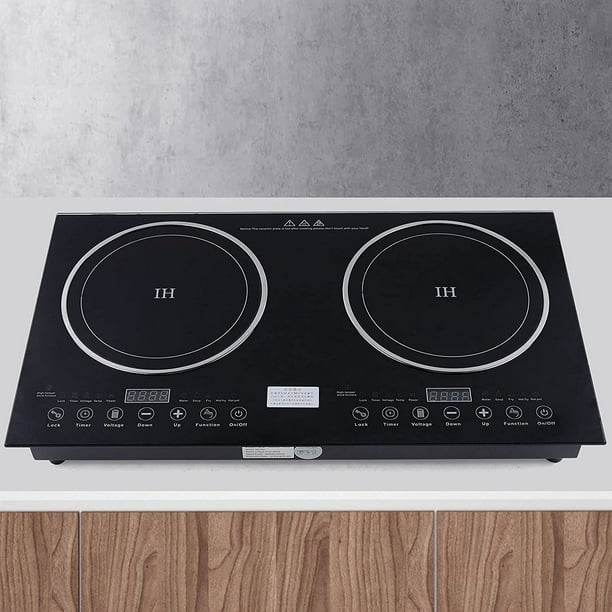 Portable Electric Induction Cooker Induction Cooktop 2 Burner Counter ...