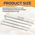 12 Pcs Bread Bow Knife Blades, 10.8" Serrated Stainless Steel blades ...