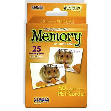 Stages Learning Materials Picture Memory Pets Card Game Real Photo ...