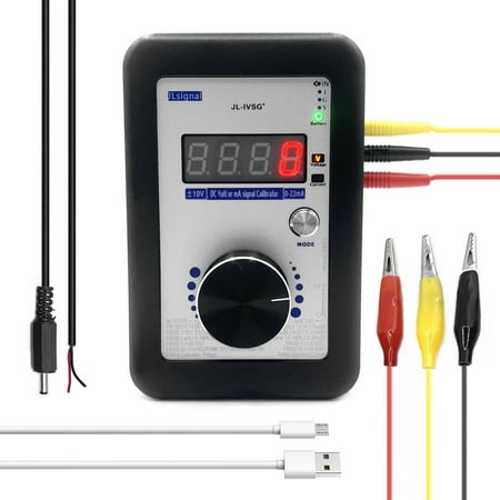 0-10V 0-22mA Voltage Current Source Signal Generator Portable Signal ...