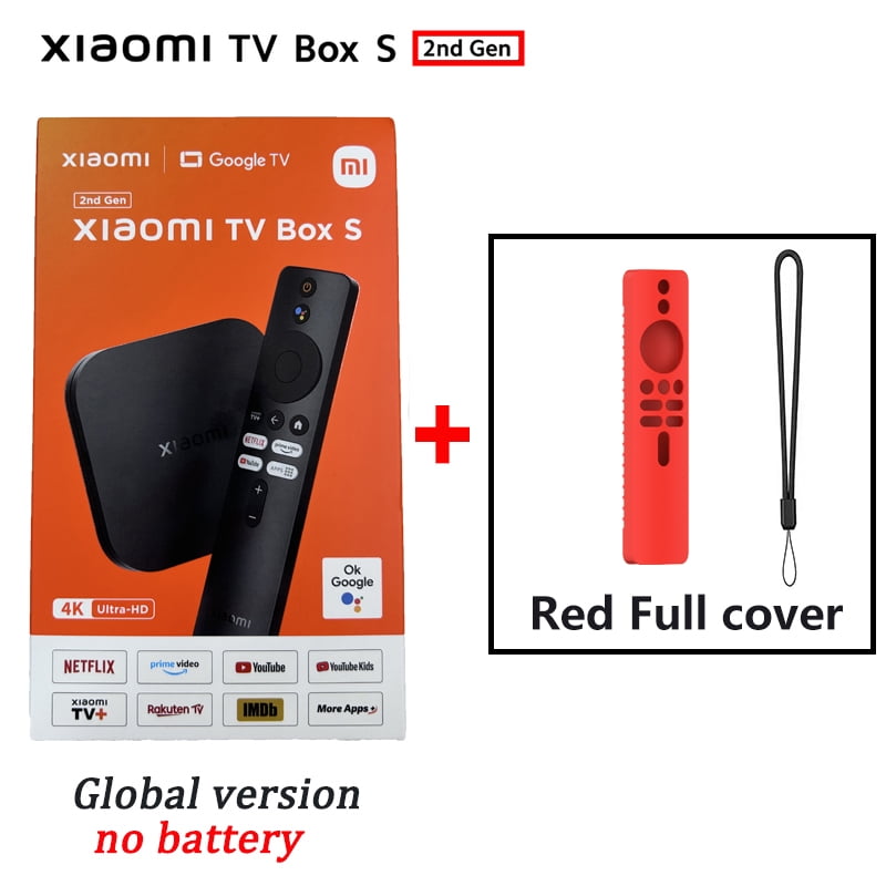 Original Global Version Xiaomi TV Box S 2nd Gen 4K Ultra HD 2G 8G WiFi BT5.2 Google TV Cast ...