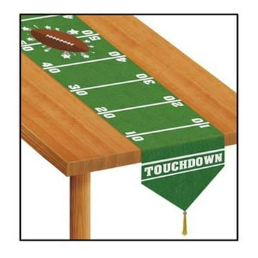 Beistle Printed Game Day Football Table Runner 11" X 6' - 12 Pack (1 ...