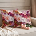 Abstract Mosaic Outdoor Waterproof Throw Pillow Covers Set of 2, 24"x24 ...