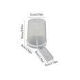 Automatic Poultry Water Feeder, Plastic Quail Chick Cage Drink ...