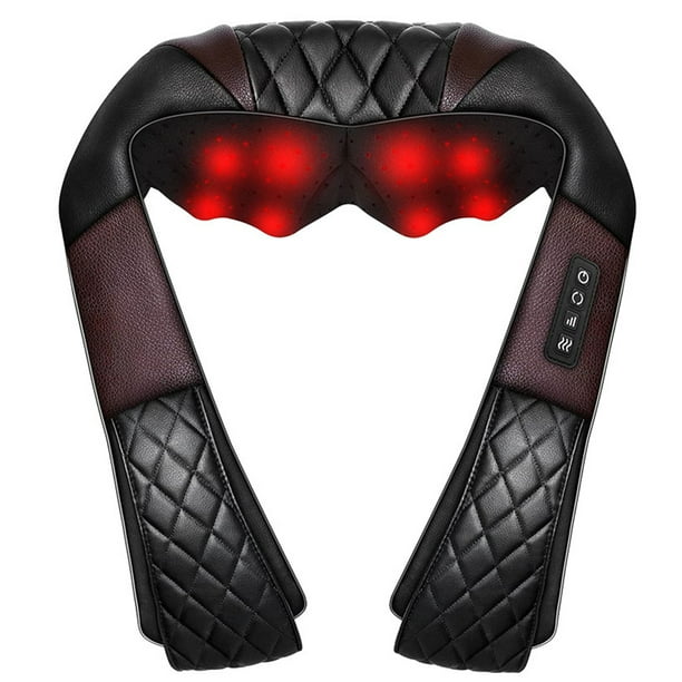 Ikristin Back and Neck Massager With Heat, Shiatsu Massager Deep Tissue ...
