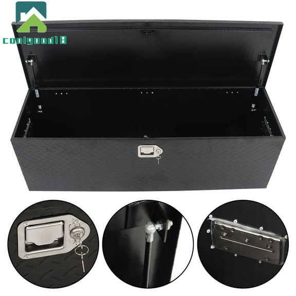 KFFKFF Underbody Truck Storage - Aluminum Diamond Plate Toolbox ...