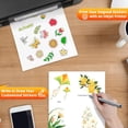 500‑Sheet Matte Printable Sticker Paper, 8.5×11in, Self‑Adhesive Full ...