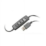 Plantronics, PLNAUDIO628, Audio 628 Computer Headset, 1, Black,Blue ...