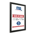 M&T Displays Slide In Frame, Black 8.5x11 Inch Poster Holder 0.93 ...