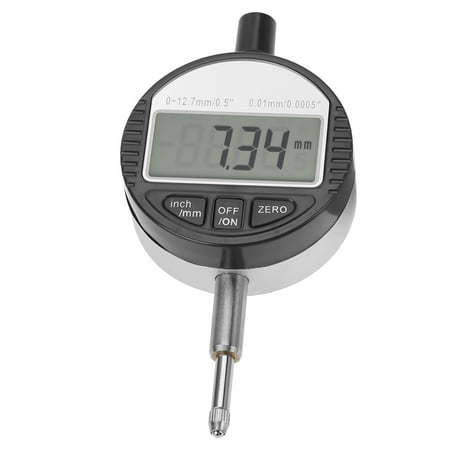 Digital Dial Indicator 0-12.7mm Probe Head Dial Test Gauge Measuring ...