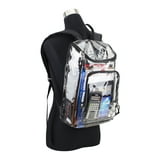 Eastsport Clear Top Loader Backpack, Black - Walmart.com