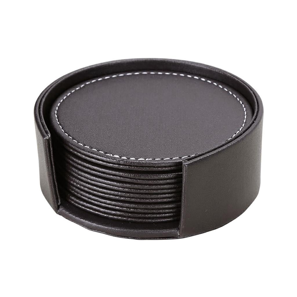PU Heat Insulation Drink Coaster Meeting Room Mugs Coaters Pads ...