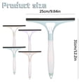 2-in-1 Window Squeegee with Spray Bottle, 12.2"x9.8" Soft Silicone, No ...