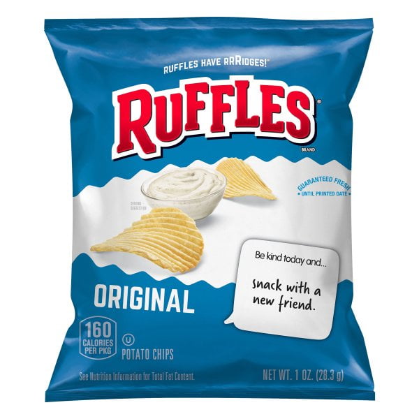 Ruffles® Original Potato Chips 1 oz. Bag - Walmart.com - Walmart.com