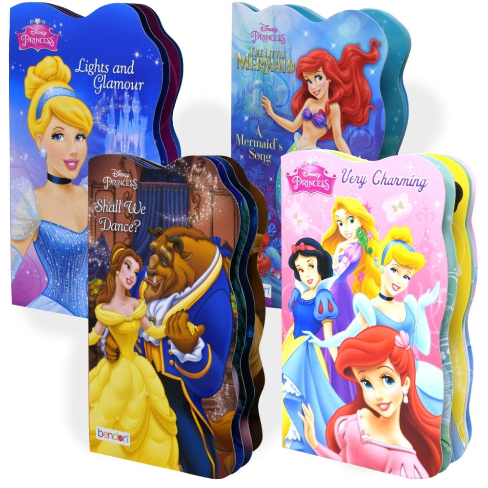 Disney Princess 5"x8" Shaped Board Book 4 Assorted - Walmart.com
