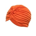 Skull Caps with Slouchy Design for Women, Solid Color Cotton Headscarf ...