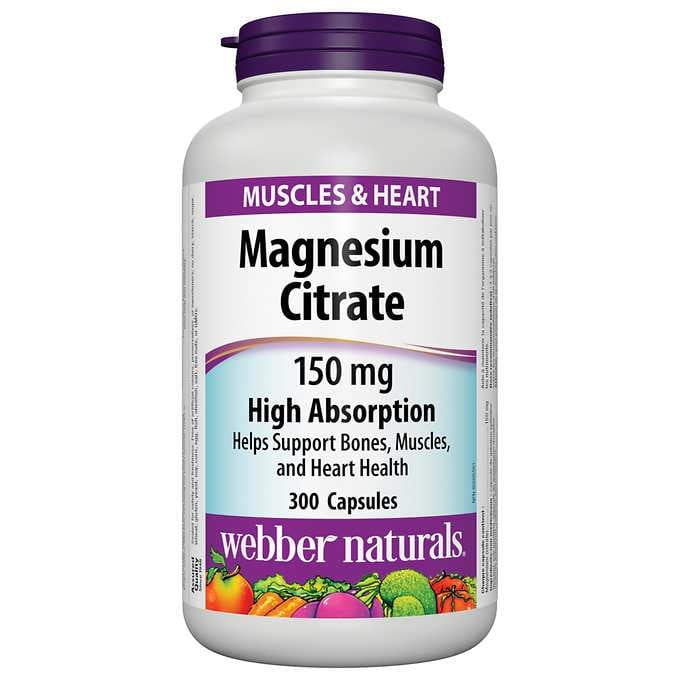 Click here for Webber Naturals Magnesium Citrate 150 Mg - 300 Cap... prices