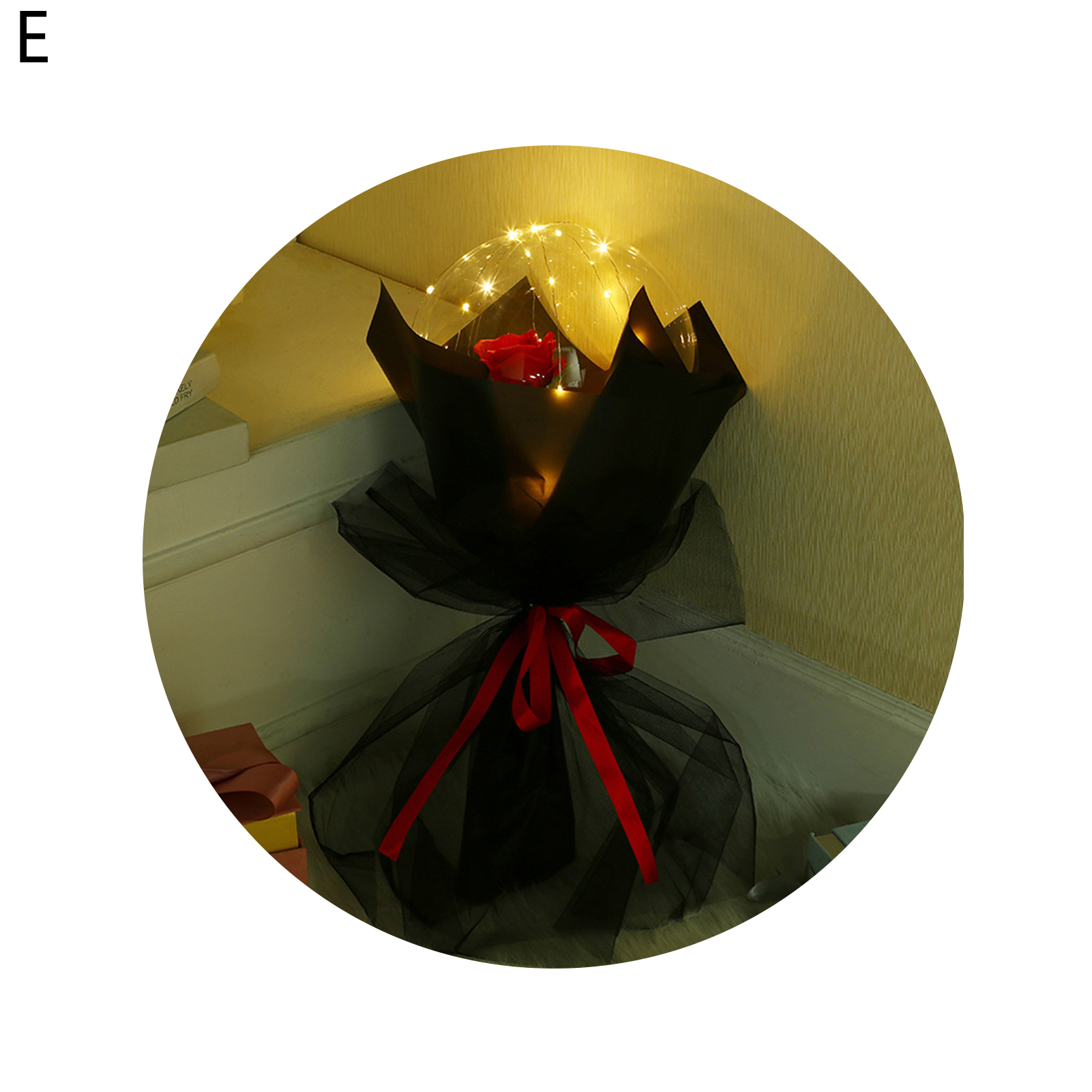 1 Set Bobo Balloon Glowing Decor Nice-looking Add Romantic Touch LED ...