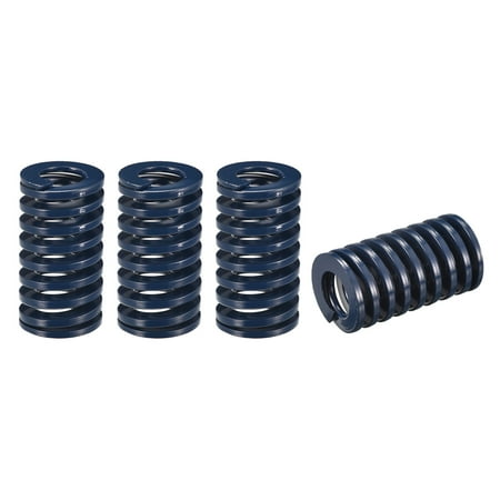Die Spring, 4 Pack 25mm OD 45mm Long Spiral Stamping Light Load ...