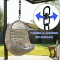 360 Rotating Spring for Outdoor Furniture Including Carabiners Steel ...
