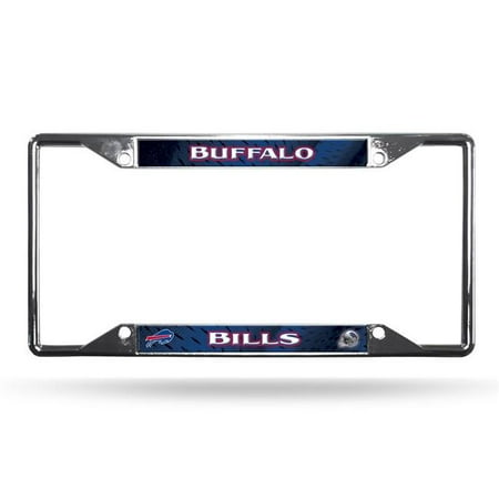 Buffalo Bills License Plate Frame Chrome EZ View | Walmart Canada