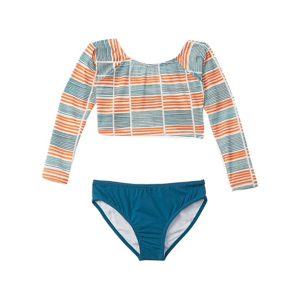 Azul Swimwear Running Lines Rash Guard Orange, 5 - Walmart.ca