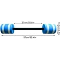 Aquatic Exercise Dumbbells, Aqua Fitness Barbells Hand Foam Bars, Bar ...