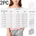 AHTJRT 2 Pack Tank Tops for Kids Girls Boys Spaghetti Straps Sleeveless ...