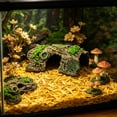 WOHAPY Upgrade Artificial Tree House Reptile Hideout, Basking Terrace ...
