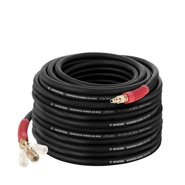 BLUBIRD BB12100 1/2" x 100' Rubber Air Hose, 100% Rubber, Lightest ...
