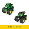 John Deere Monster Treads Lights and Sounds Tractor and Gator Gift Set ...