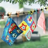 Retractable Portable Clothesline for Travel，Clothing line with 12 ...