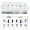 BEST- Car Push Pin Rivet Bumper Door Panel Retainer Fastener Kit ...