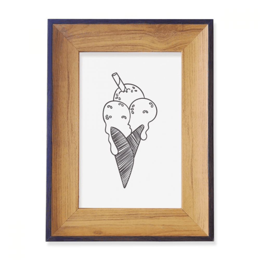 Black Outline Sesame Biscuits Ice Photo Frame Exhibition Display Art ... Black Outline Sesame Biscuits Ice Photo Frame Exhibition Display Art ...