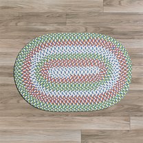 Homespice Chester Red Braided Rug 4x6' Rectangular Country Style Rugs ...