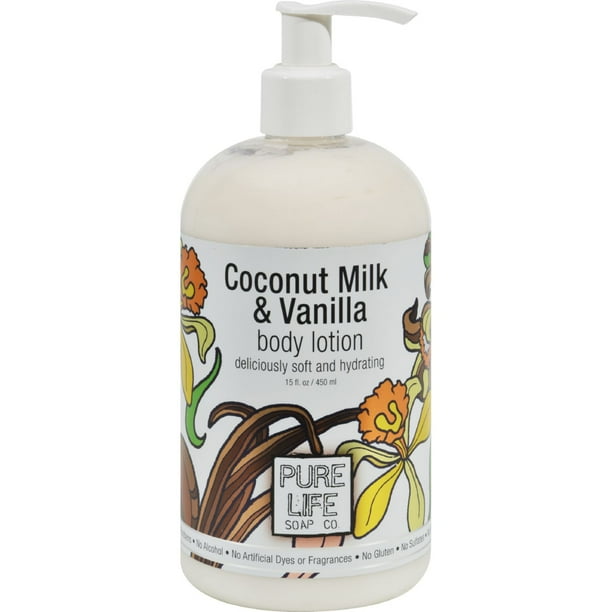 Pure Life Body Lotion Coconut and Vanilla - 14.9 fl oz - Walmart.com