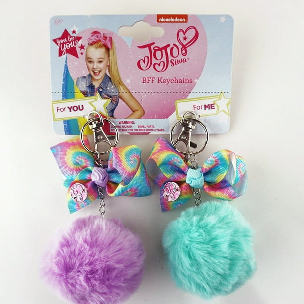 JoJo Siwa Matching Keychains for Girls Friends Sisters Clip-Ons Green ...